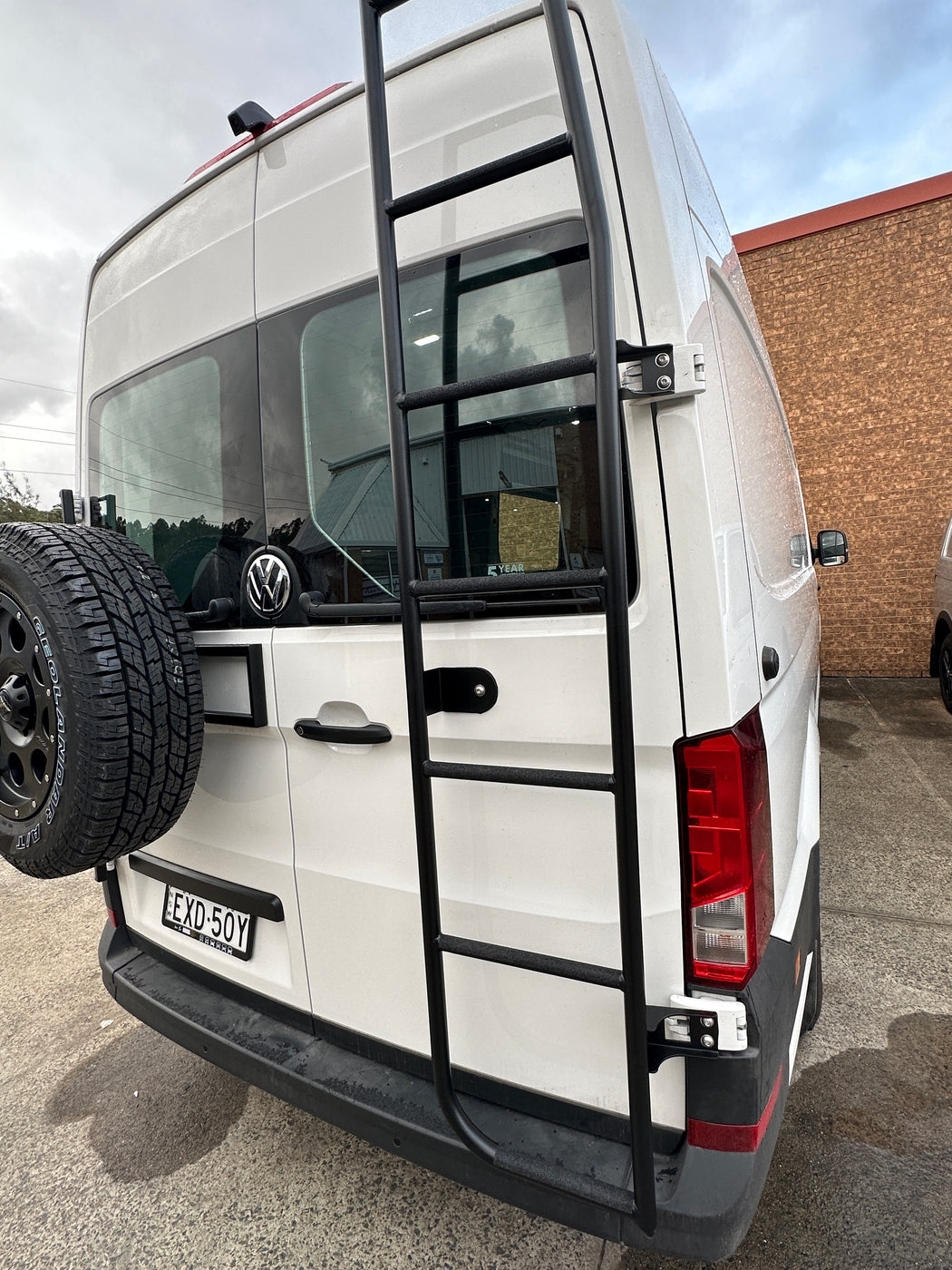 VW Crafter Rear Ladder 2018 onwards — KombiLife Australia