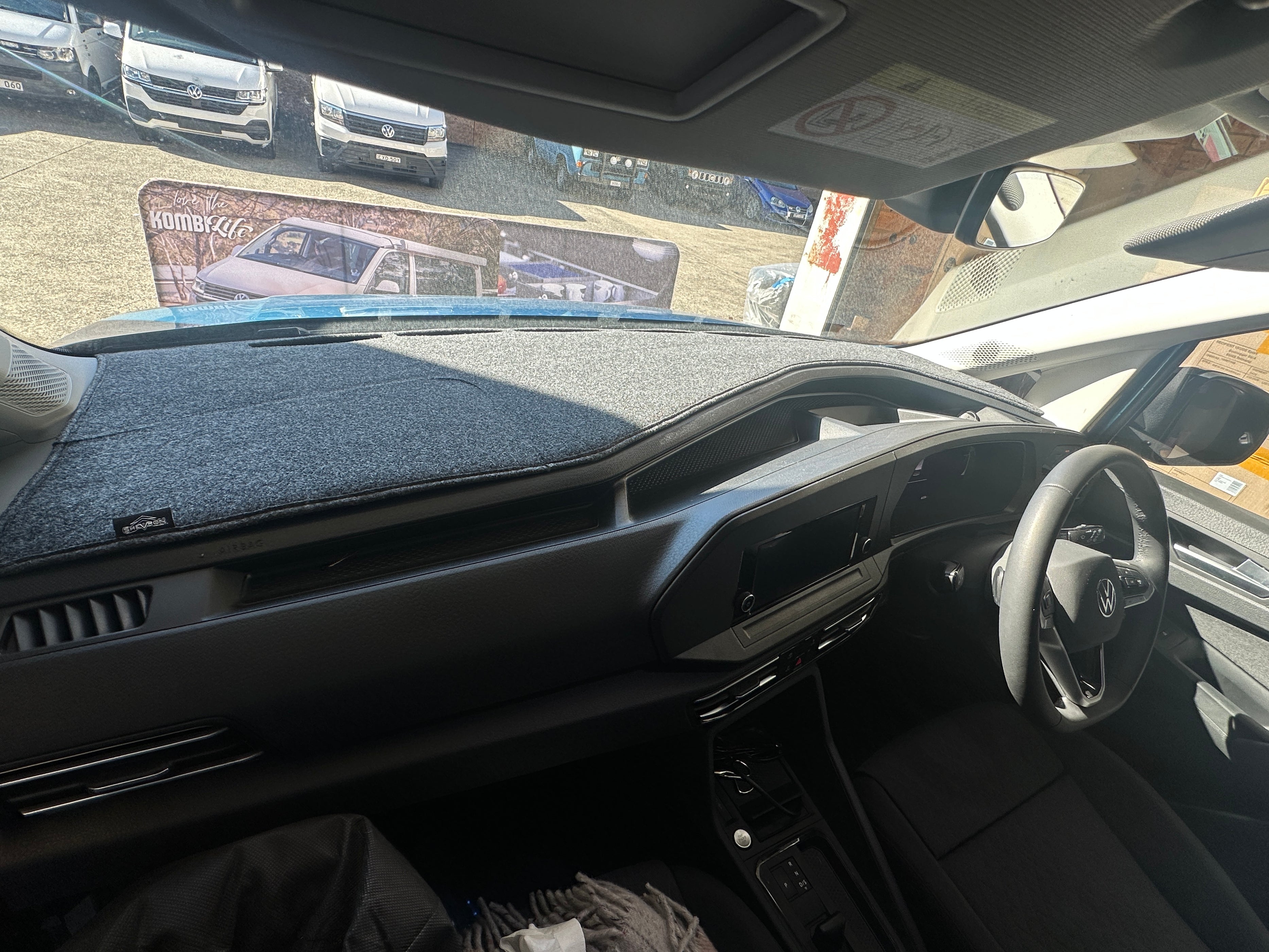 VW Caddy 2021 onwards - Dash Mate Dashboard Covers — KombiLife Australia