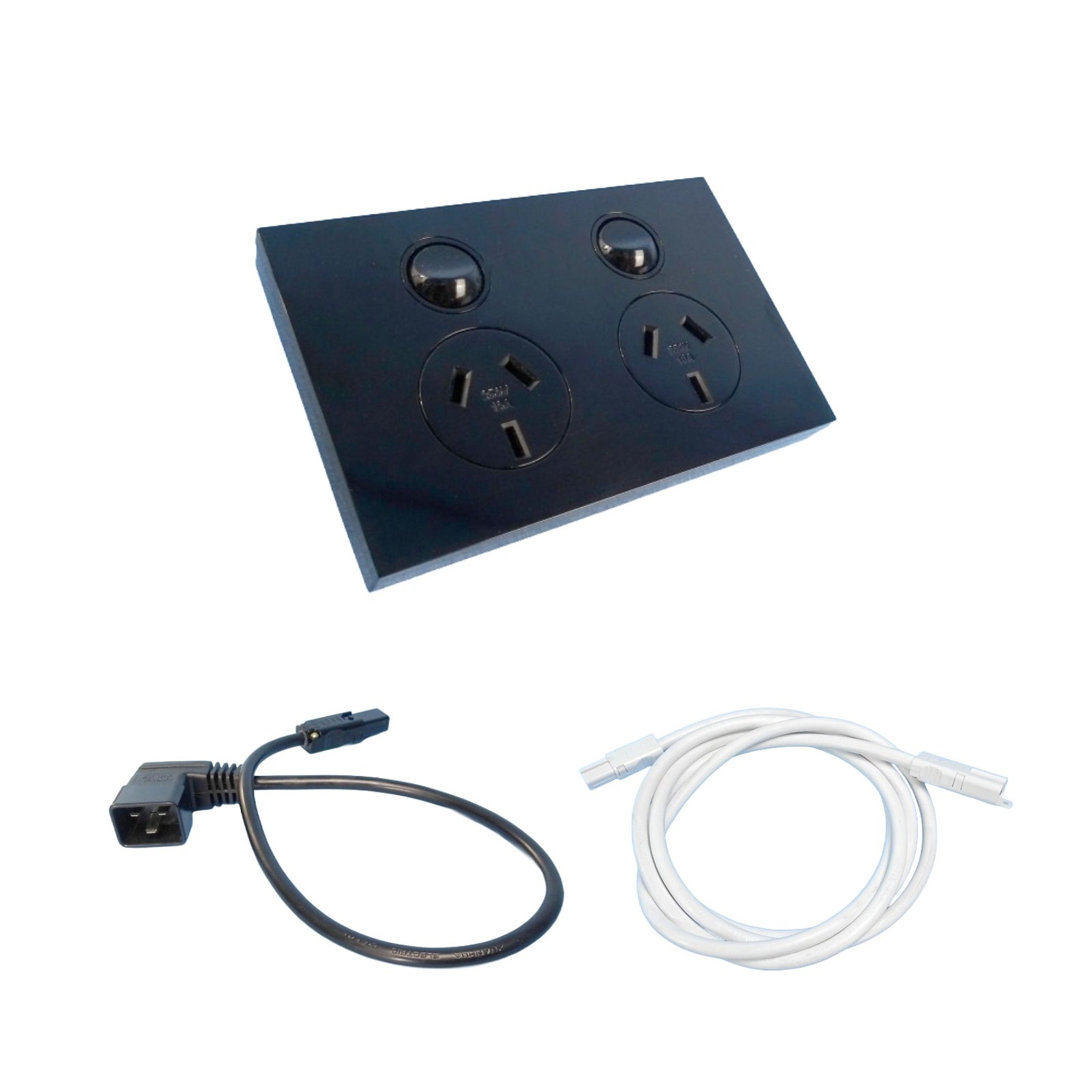 K-technik 240V Remote Double Outlet CMS Plug and Play Kit - 5M ...
