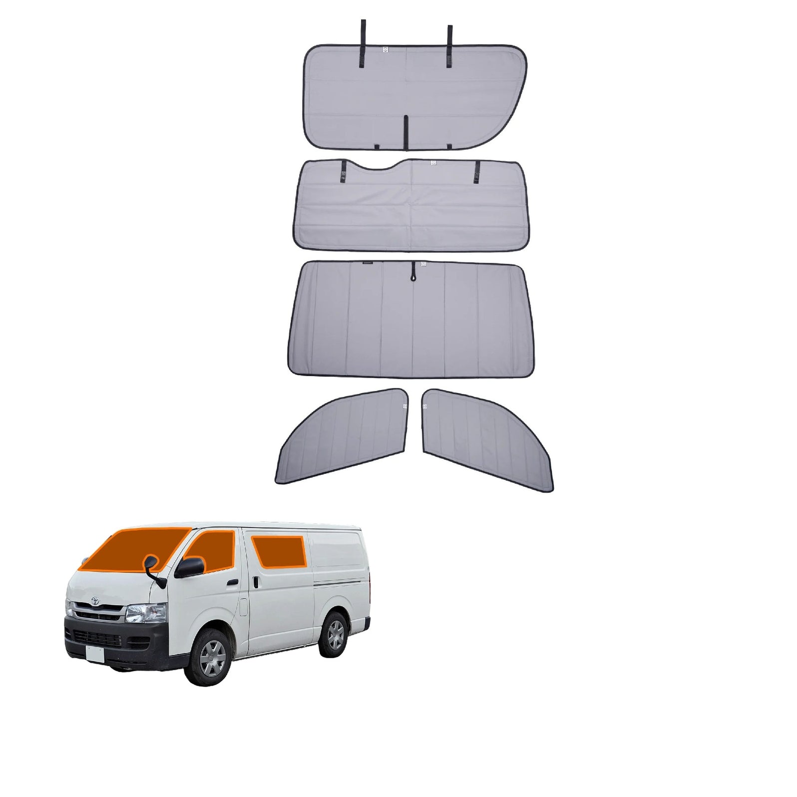 Living in a Bubble Toyota Hiace H200 LWB Thermomat - 5PC Set ...