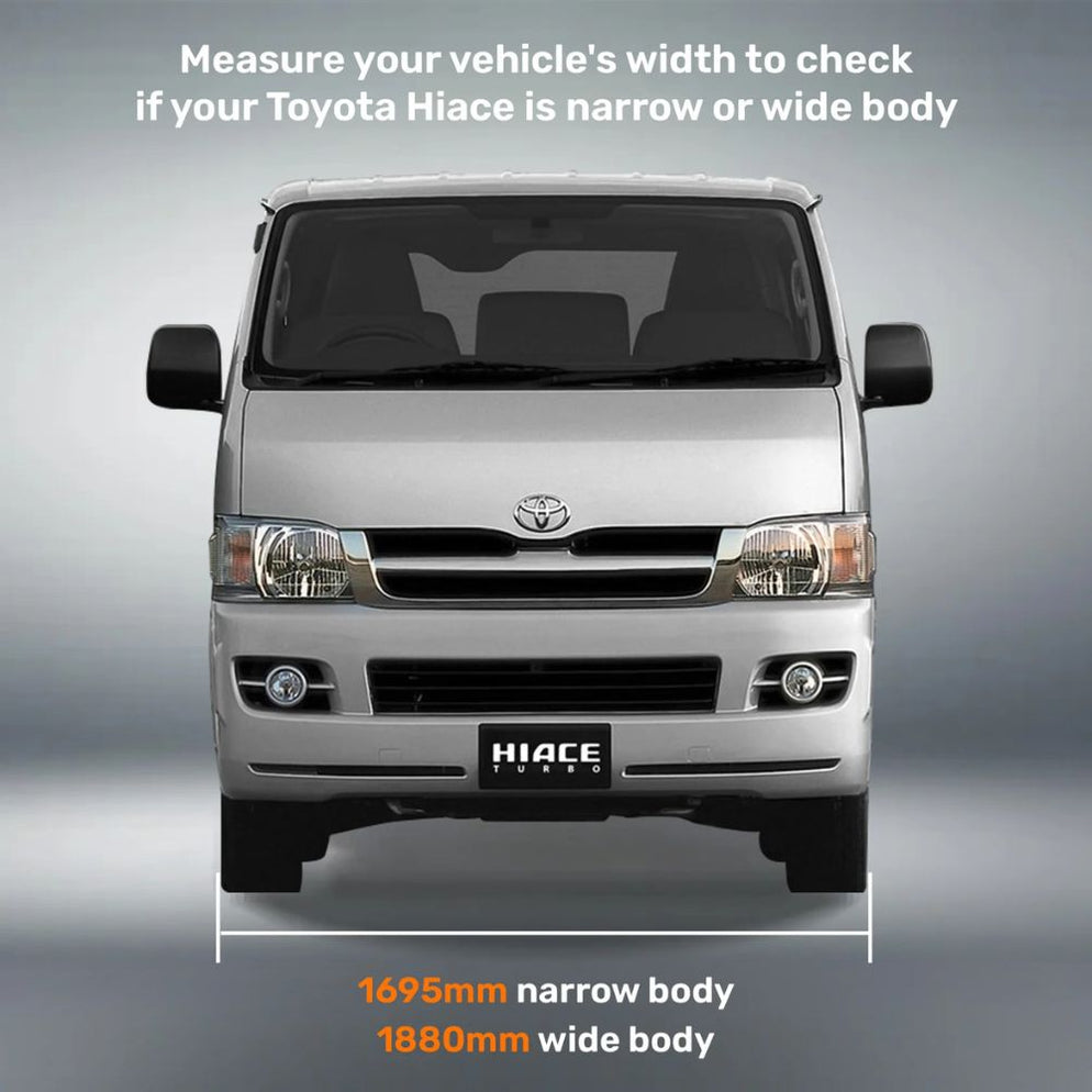 Living in a Bubble Toyota Hiace H200 LWB Thermomat - Cab Set ...