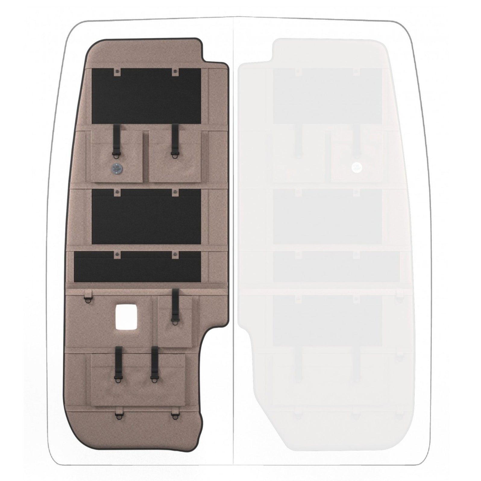 Moon Organizer Max Right (Driver) Side Mercedes Sprinter 907 High Roof ...