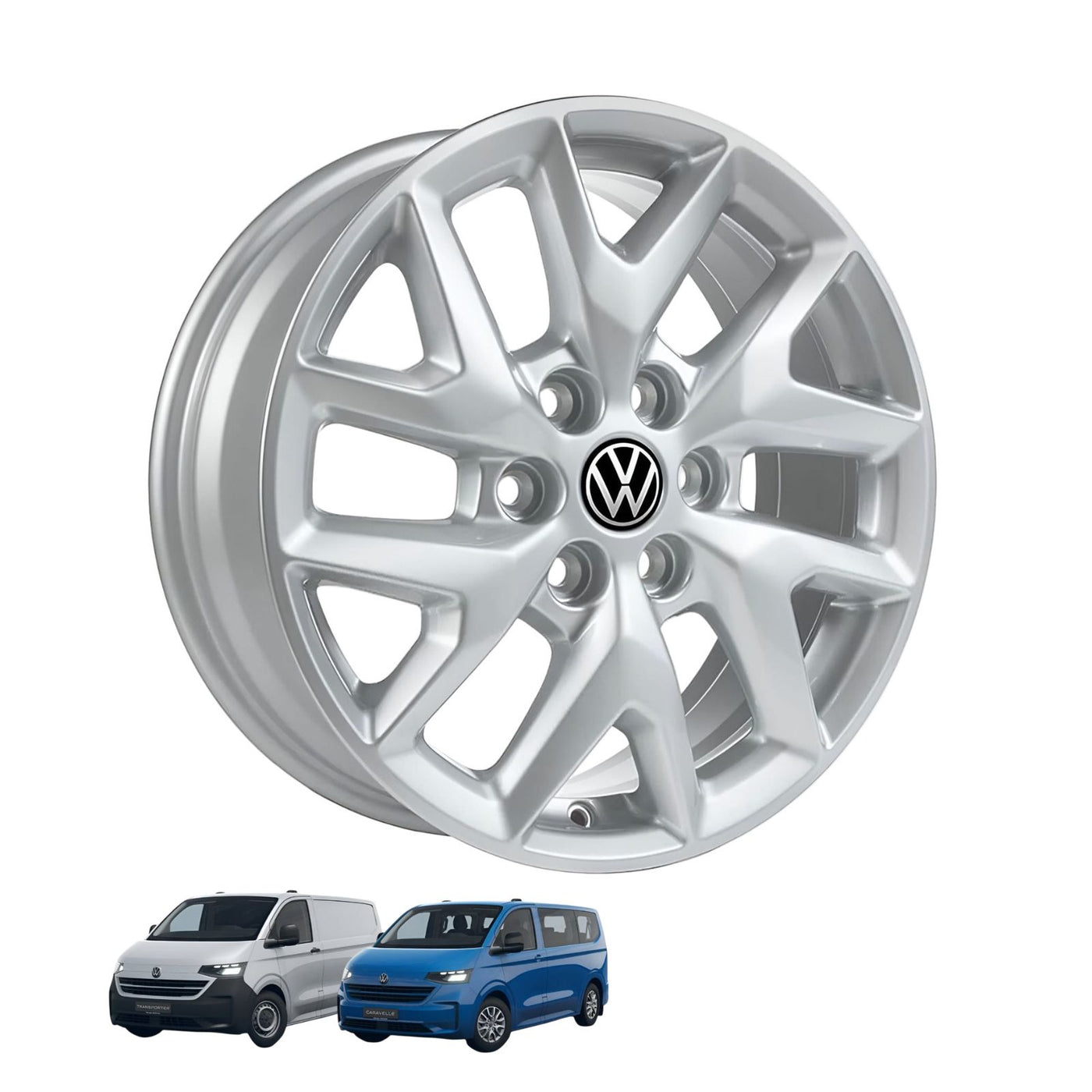 Genuine VW Alloy Wheel Montreal 6.5J x 17" for T7 Transporter / T7 Car ...