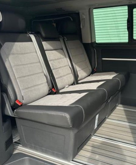 Multivan Bench Seat for Rail System T6.1 Leather-Alcantara — KombiLife ...