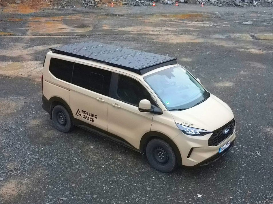 SpaceRack Pro Roof Rack SWB VW T7 Transporter Ford Transit Custom V710 ...