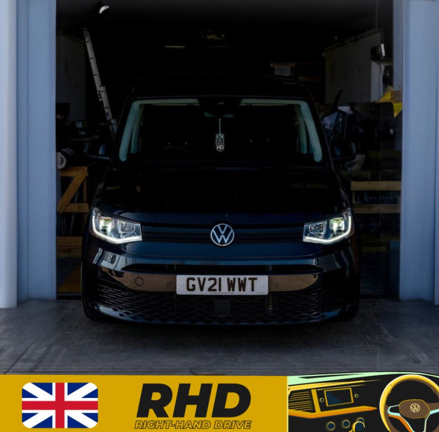 VW Caddy 5 LED DRL Headlights with Sequential Indicators – Chrome KIT ...