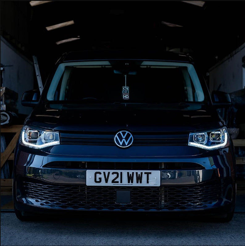 VW Caddy 5 LED DRL Headlights with Sequential Indicators – Chrome KIT ...