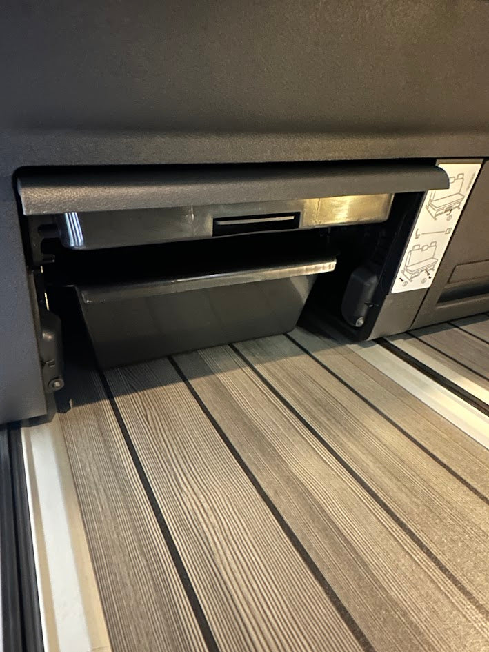 VW Multivan California Bench seat draw insert — KombiLife Australia