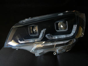 VW T6.1 LED DRL Headlights with Sequential Indicators (includes LED bu ...