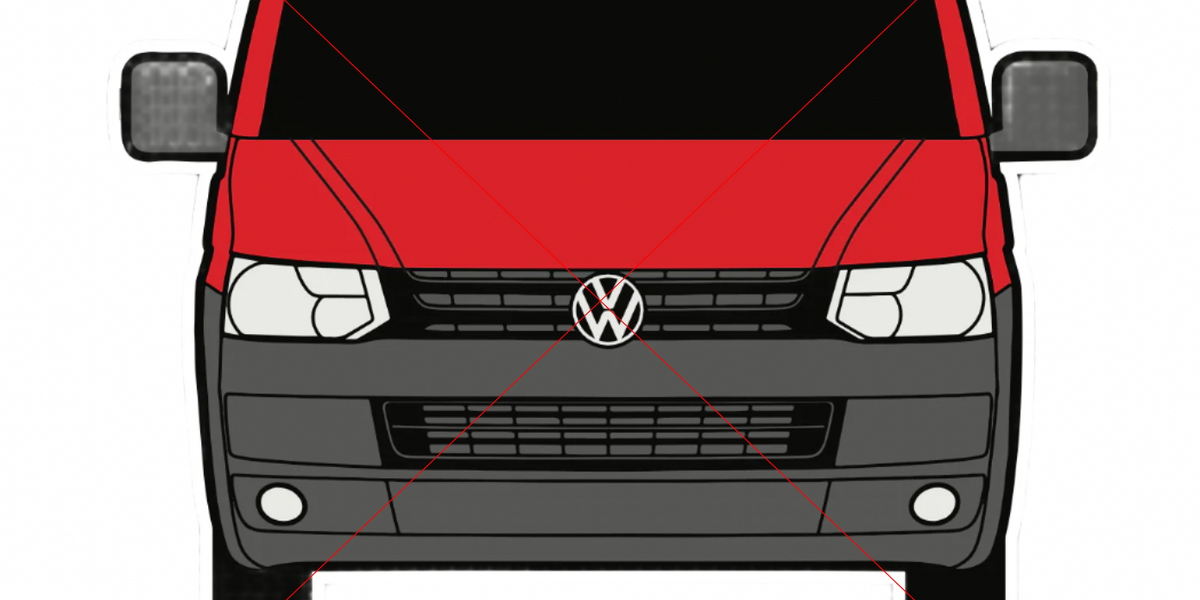KombiLife Volkswagen T5.1 Kombi Window & Bumper Sticker — KombiLife ...