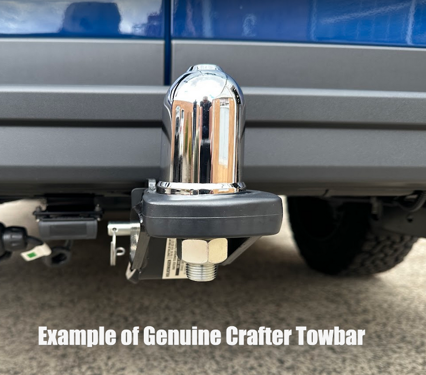 Genuine Tow Bar - Volkswagen - Crafter MY18 - 2024 50/55 Dual Rear Whe ...