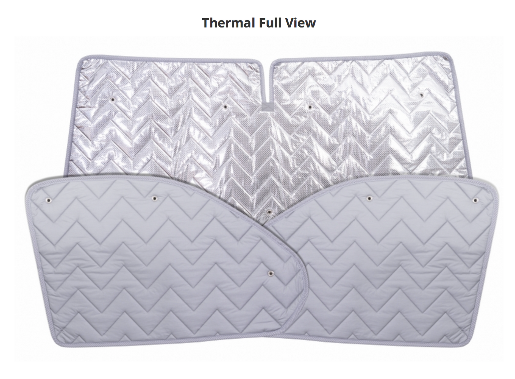 VW T5/T6 FRONT Window ThermoMats for Transporter & California - Driver ...