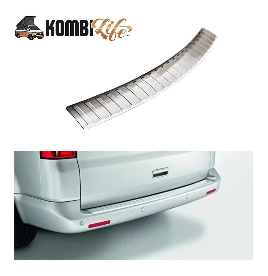 Stainless Steel Bumper Protector Strip for T5GP (2010 to 2015) - Genui ...