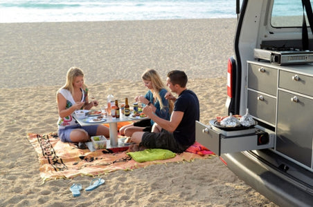 Caddy Interior Camping Table - Width 70 cm, Length 58,5 cm, Height 68 ...