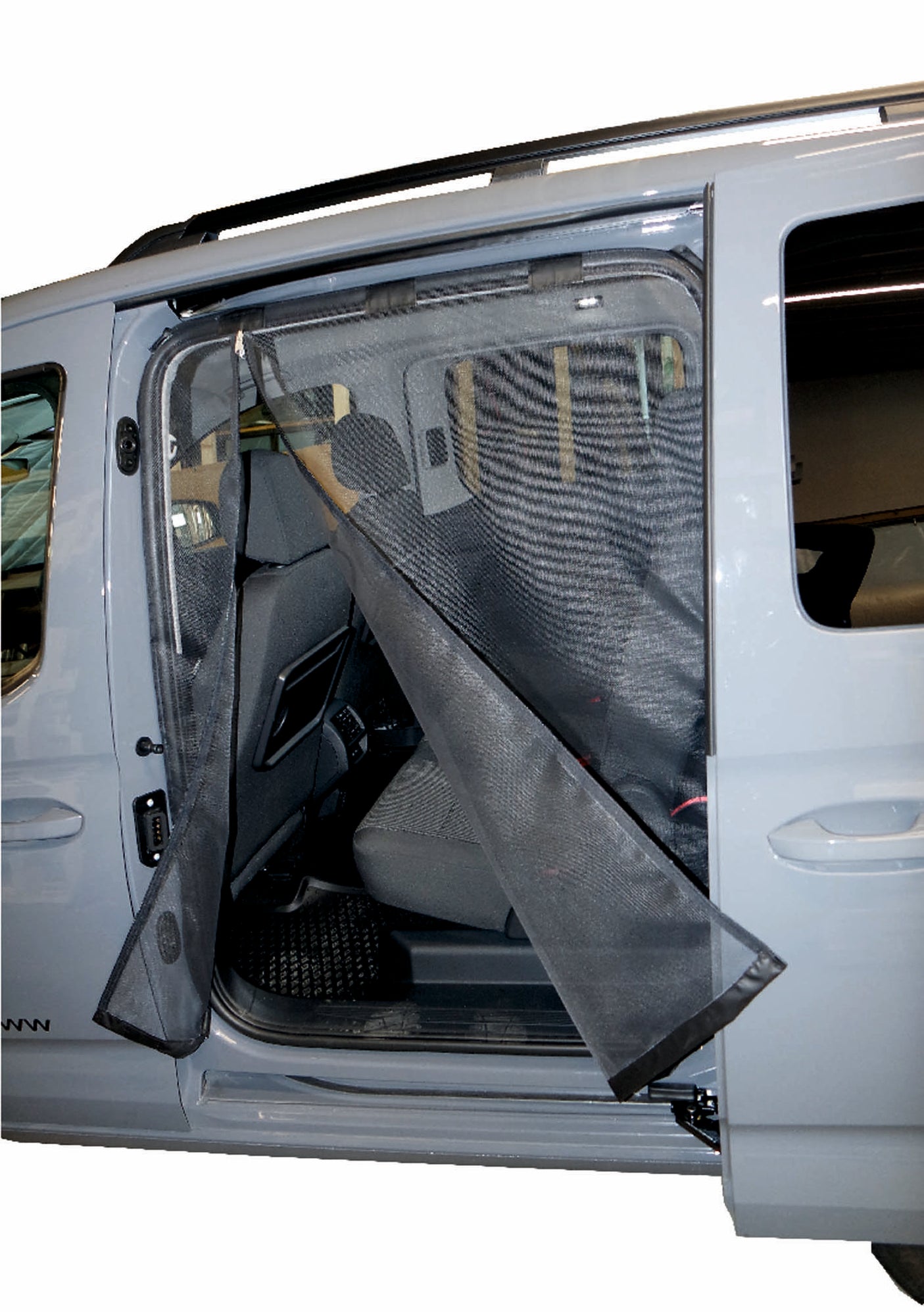 VW Caddy 5 California / Maxi Fine Mesh Mosquito Nets - Left Sliding Do ...