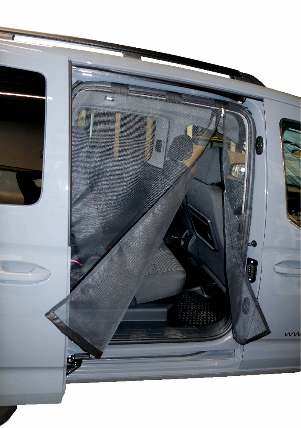 VW Caddy 5 California / Maxi Fine Mesh Mosquito Nets - Right Sliding D ...