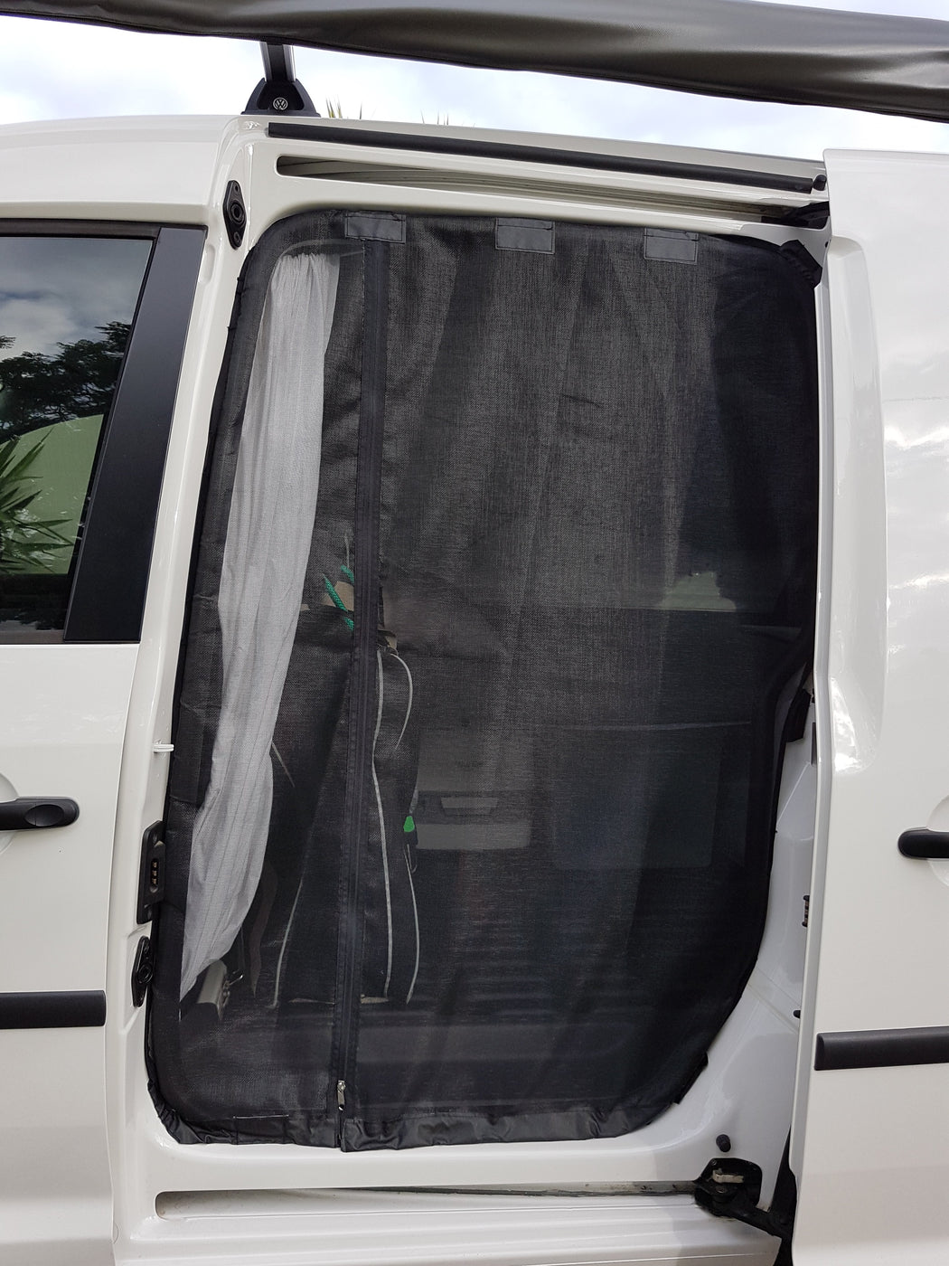 Mosquito Net VW Caddy SIDE from 2010-2020 with Integrated Zipper ...