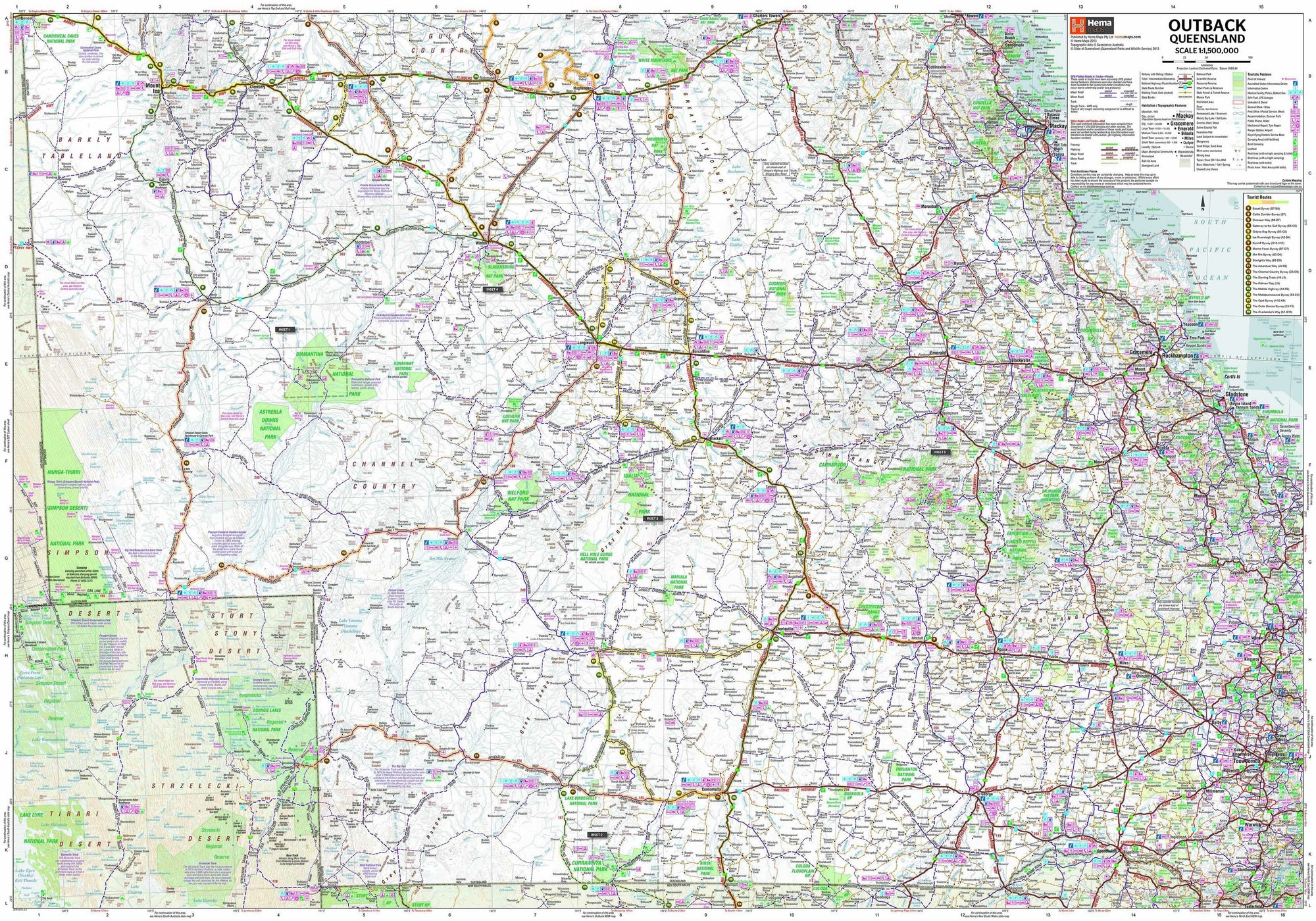 Hema Maps Outback Queensland Map — KombiLife Australia