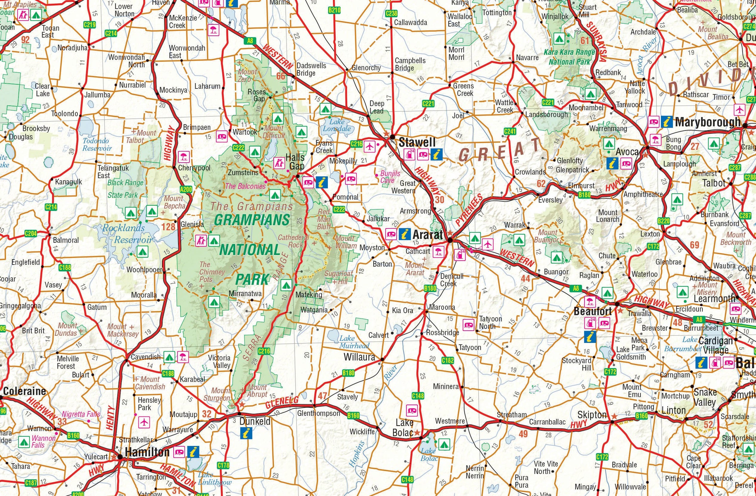Hema Maps Victoria State Map — KombiLife Australia
