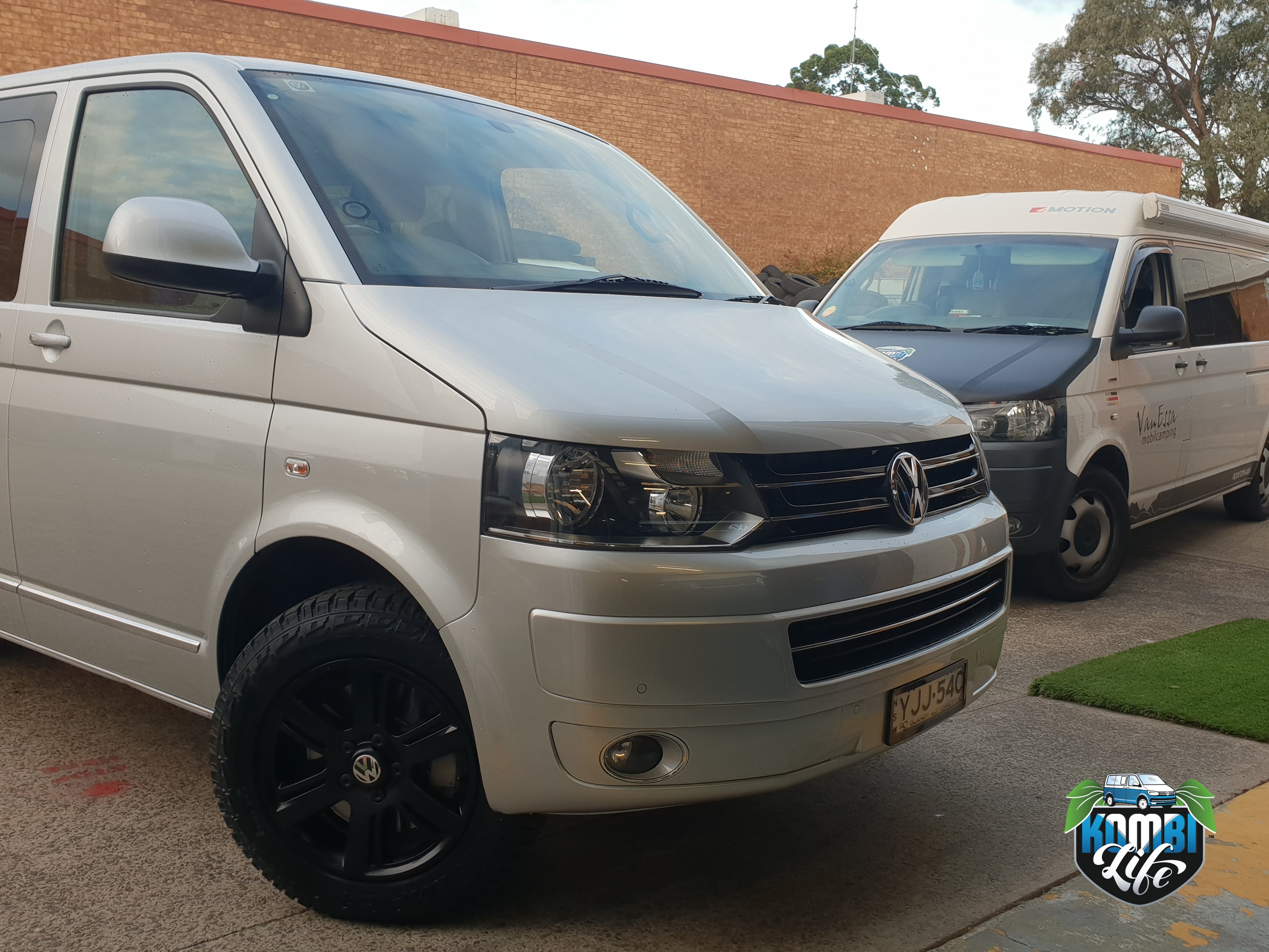 KombiLife Raised Suspension Lift Kit for VW T5/T6 4-motion Transporter ...