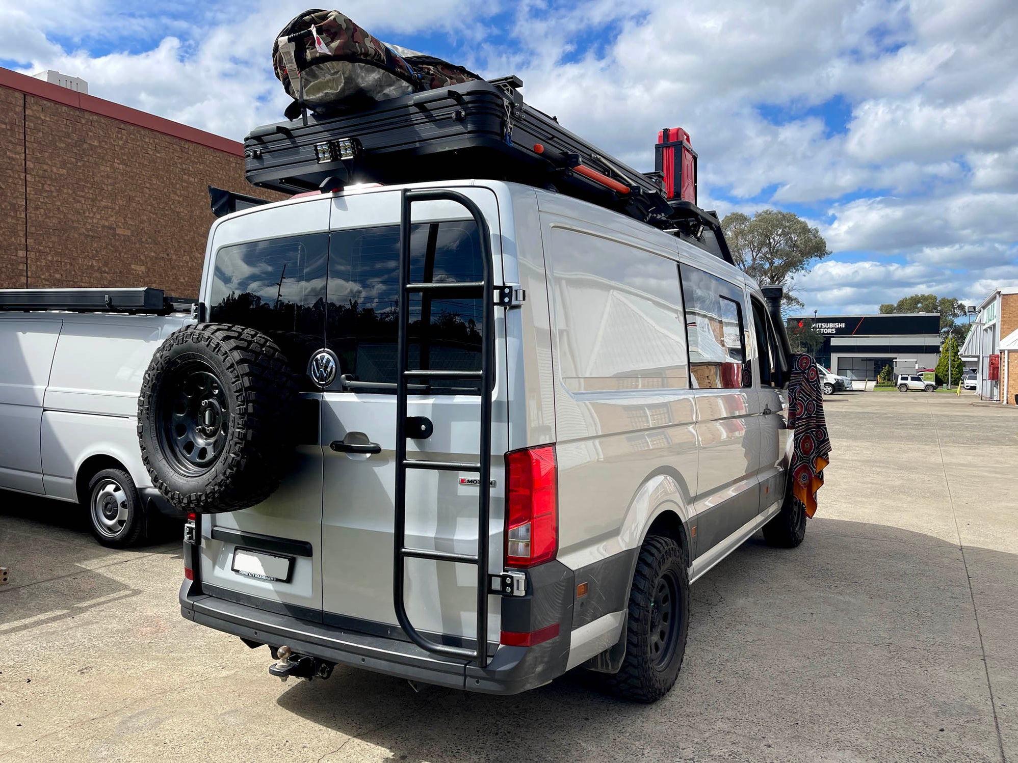 VW Crafter Rear Ladder 2018 onwards — KombiLife Australia