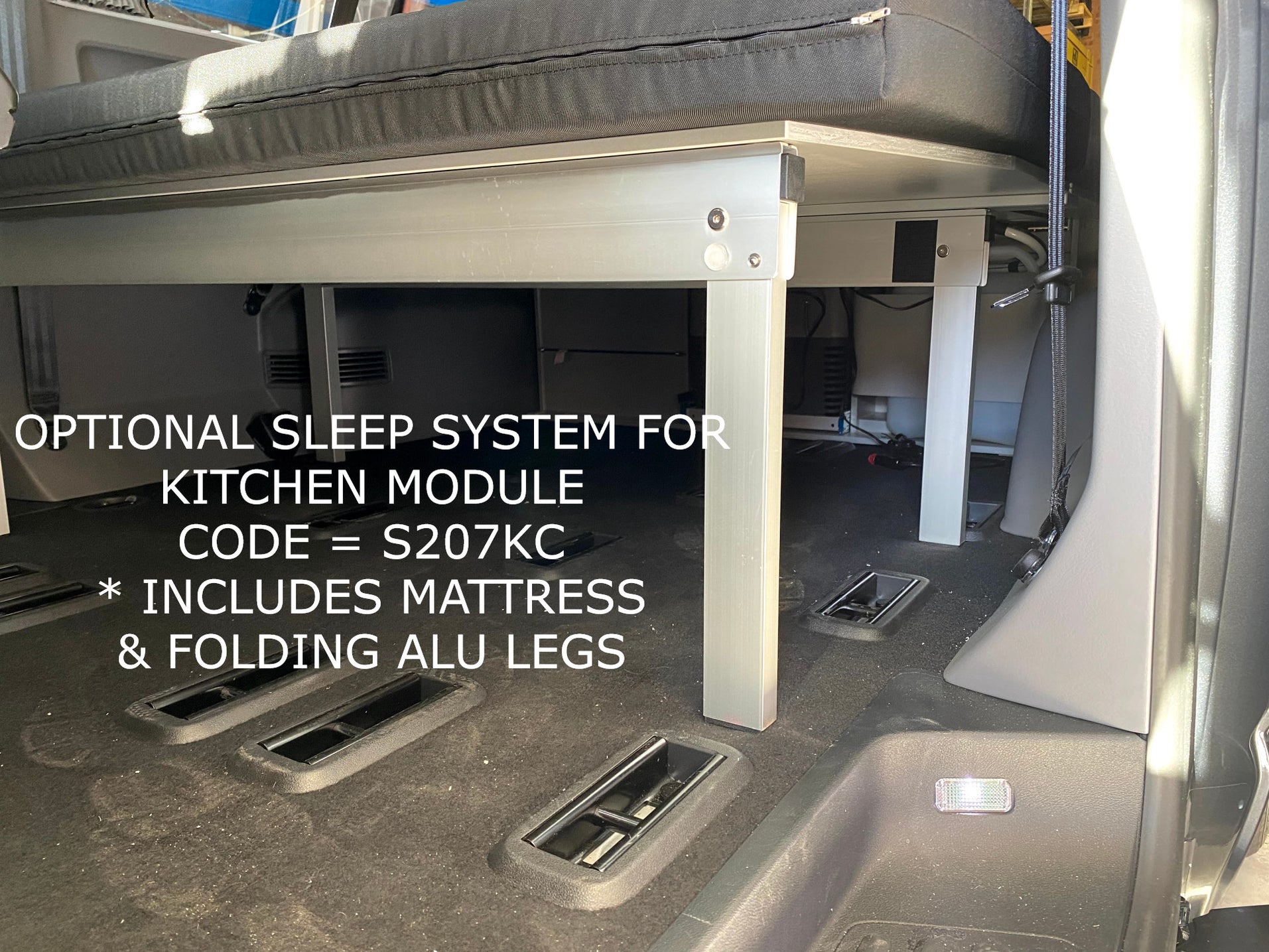 VanEssa Mobilcamping V1 Kitchen (LOW) for VW Caravelle & VW Transporter ...