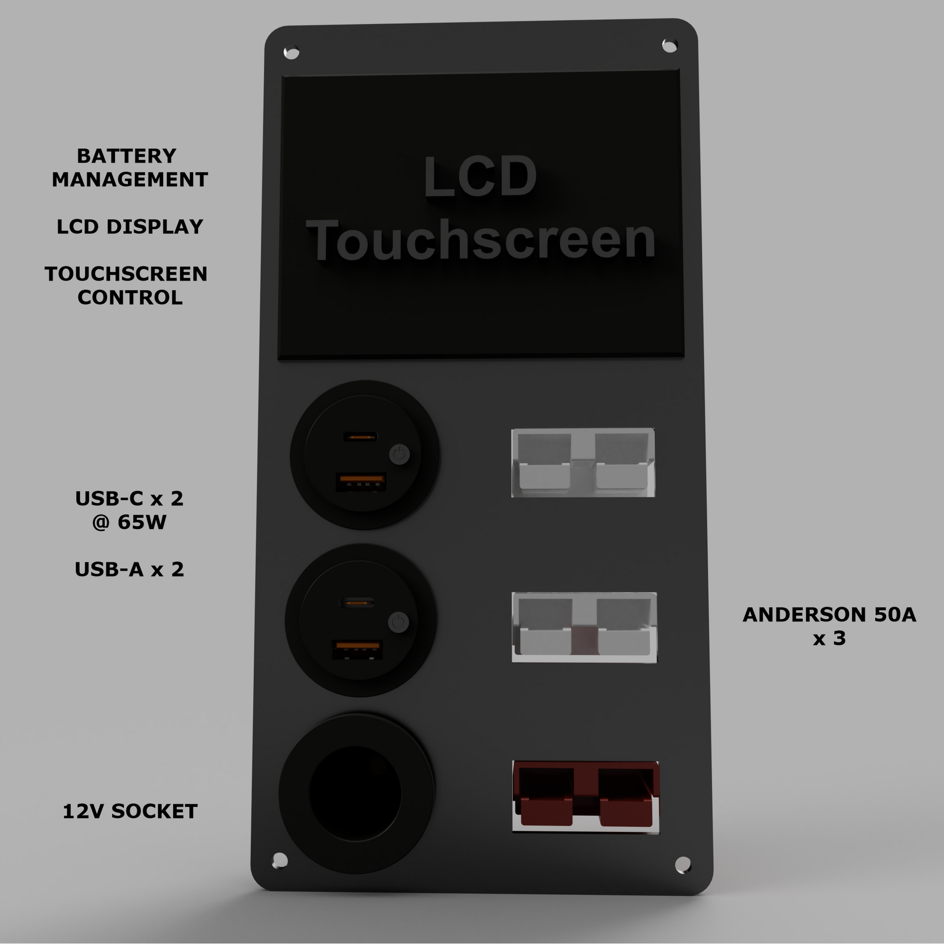 Lithium Battery Remote Connectivity Panel — KombiLife Australia