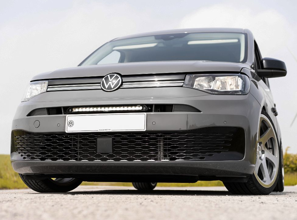 VW Caddy 5 for 2021+ LED Light Bar Grill Mount — KombiLife Australia