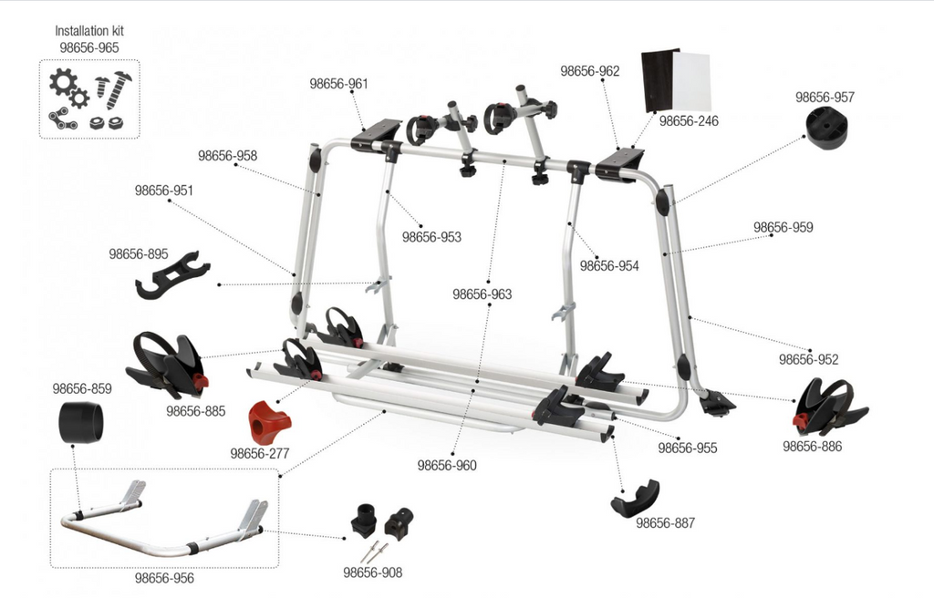 Bike Racks for Volkswagen Vans — KombiLife Australia