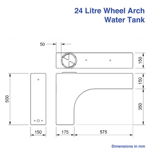 VW Transporter 24.2 Litre Wheel Arch Water Tank — KombiLife Australia