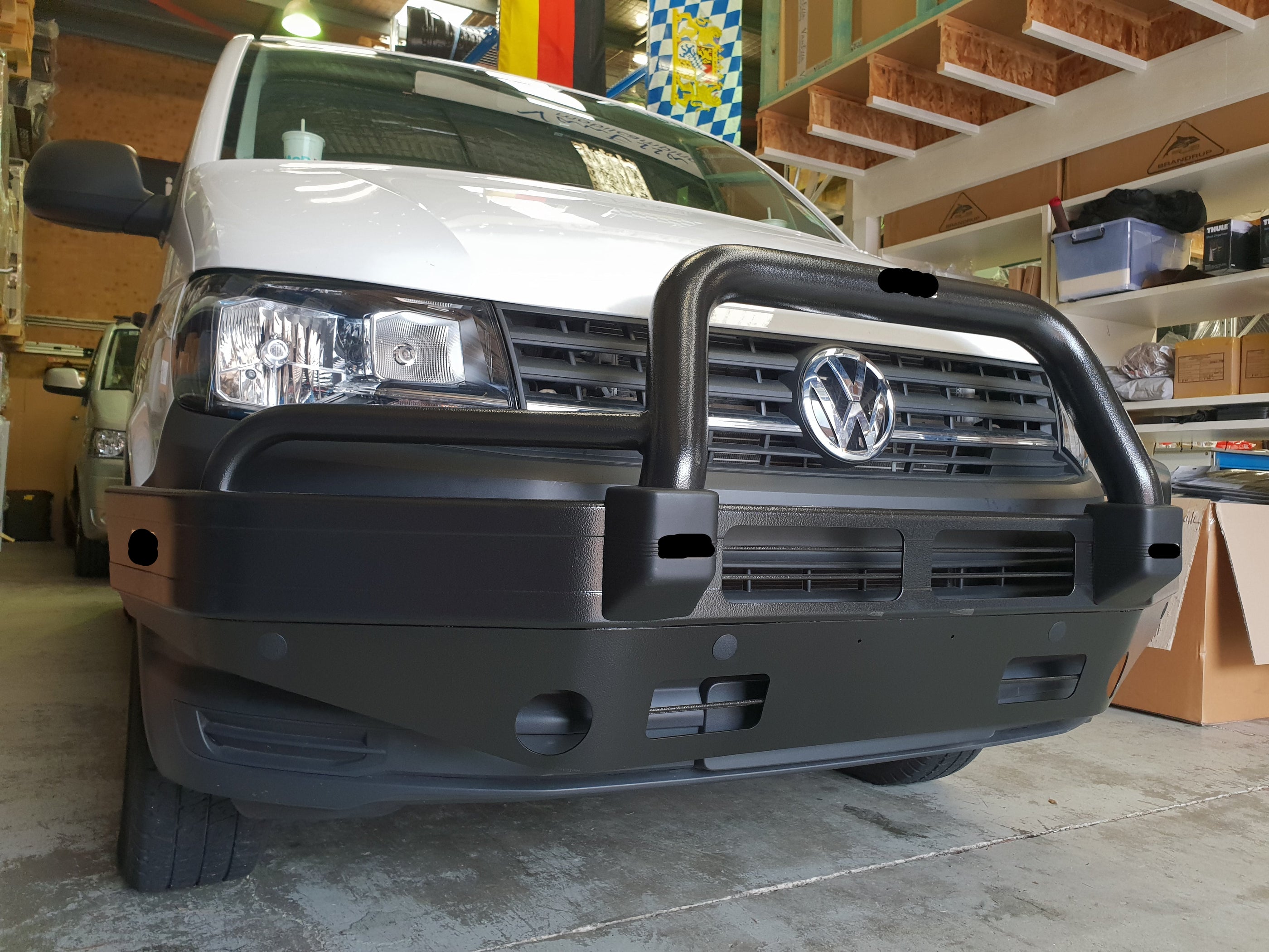 Aero Bumper Bullbar for VW T6 MULTIVAN & TRANSPORTER (Bull Bar ...