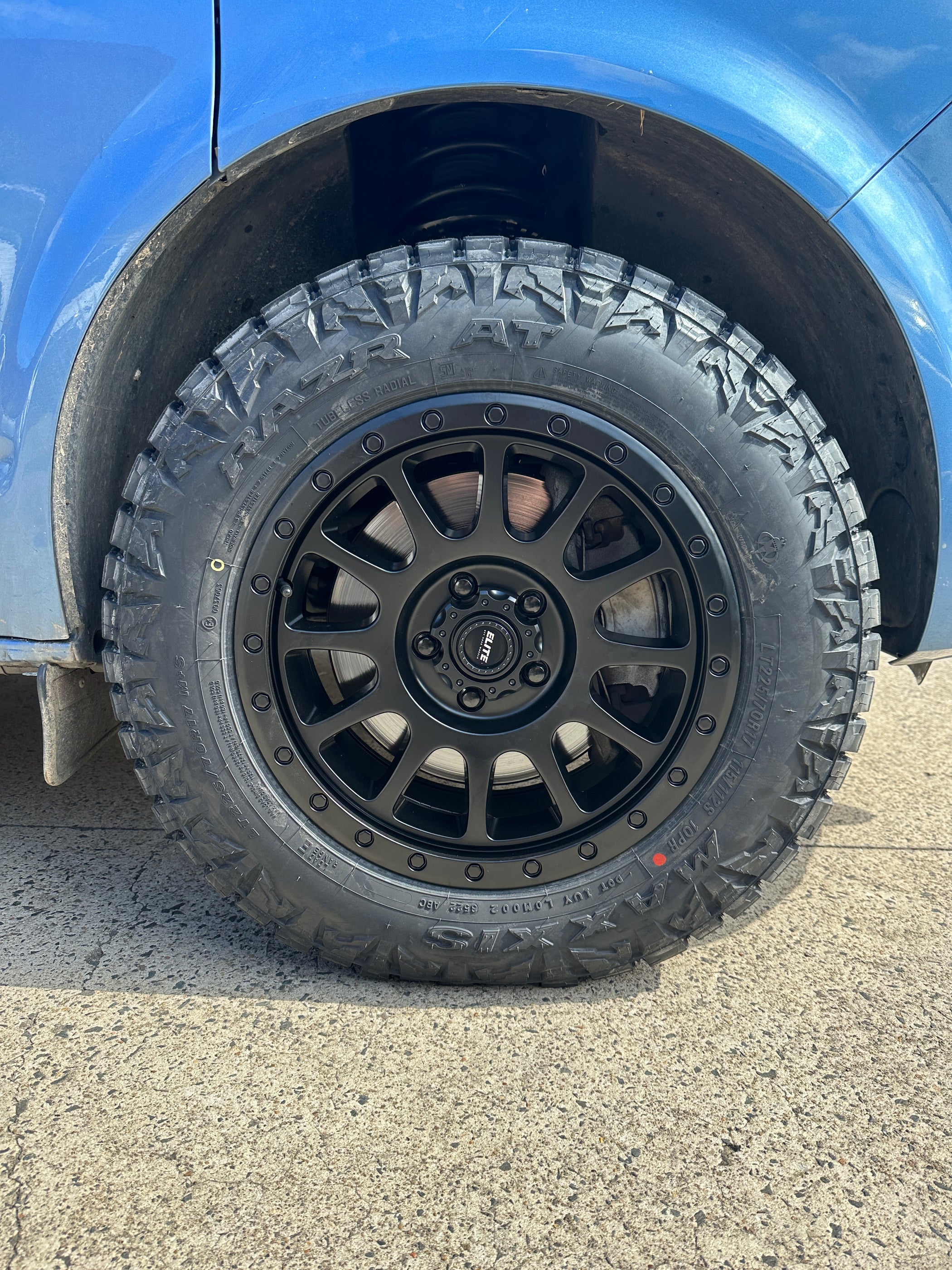 17in Alloy Wheel for VW T6.1 / T6 / T5 - Satin Black - 17x8 - 25P ...